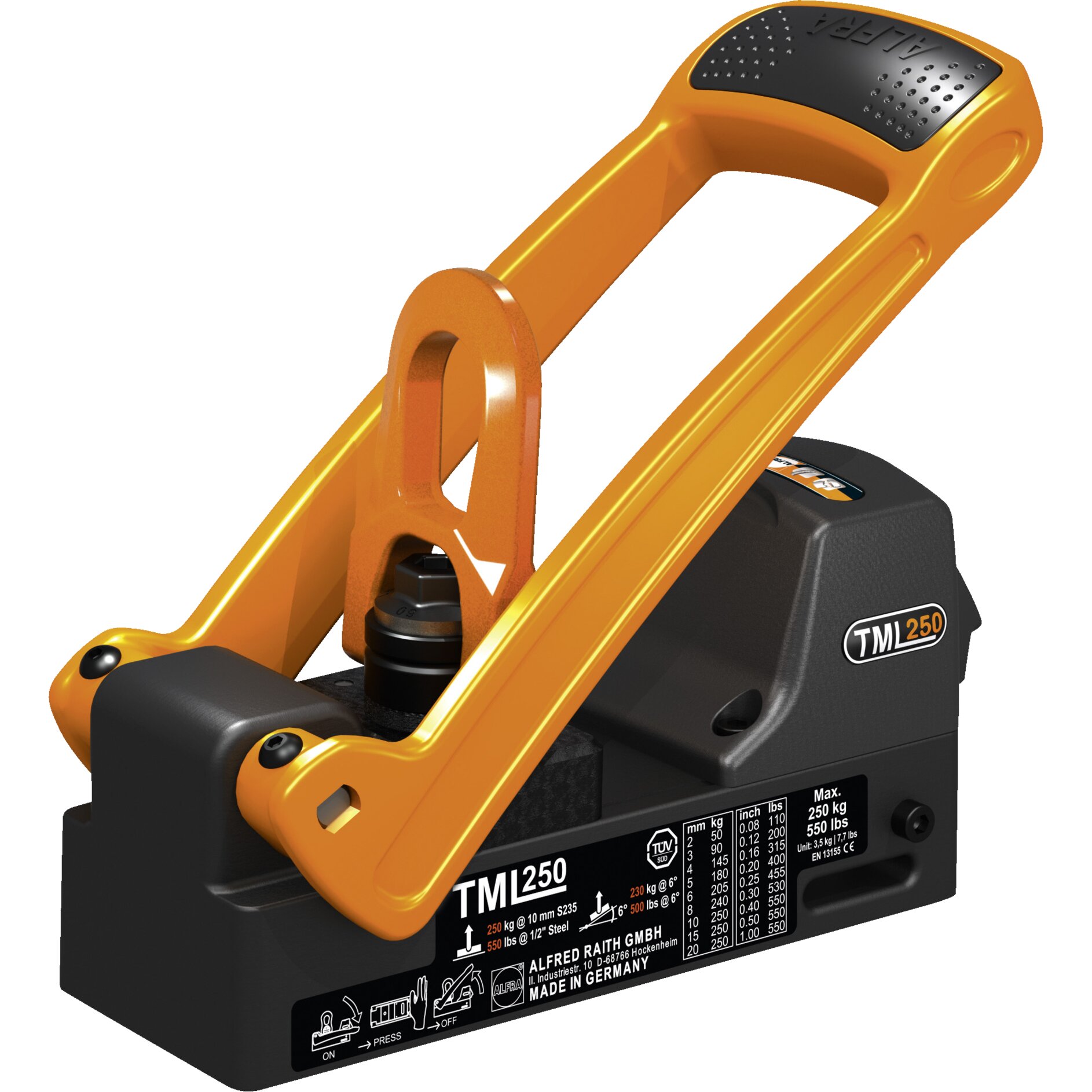 Lifting Magnet Permanent TML 250kg | Certex Australia