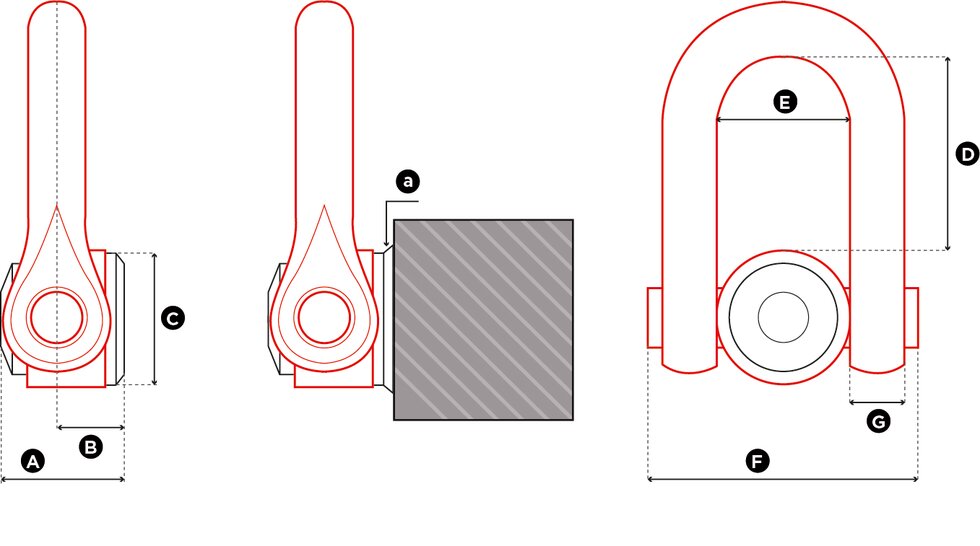 Weld-on Swivel Hoist Ring Codipro WE DSS | Certex Australia