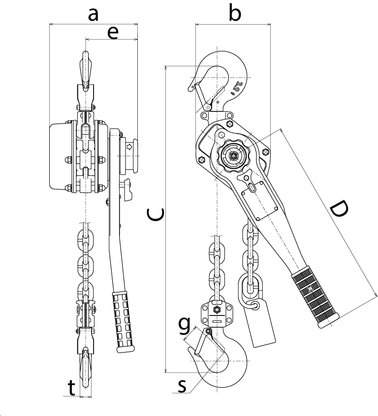 Lever Hoist KITO LB Series | Certex Australia