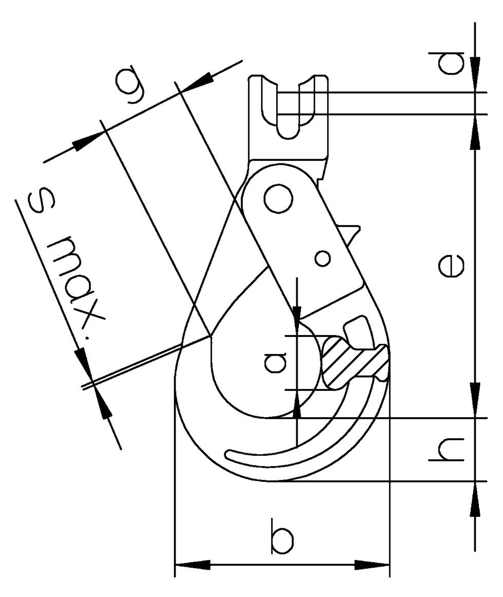 Clevis Safety Hook Pewag KLHW | Certex Australia