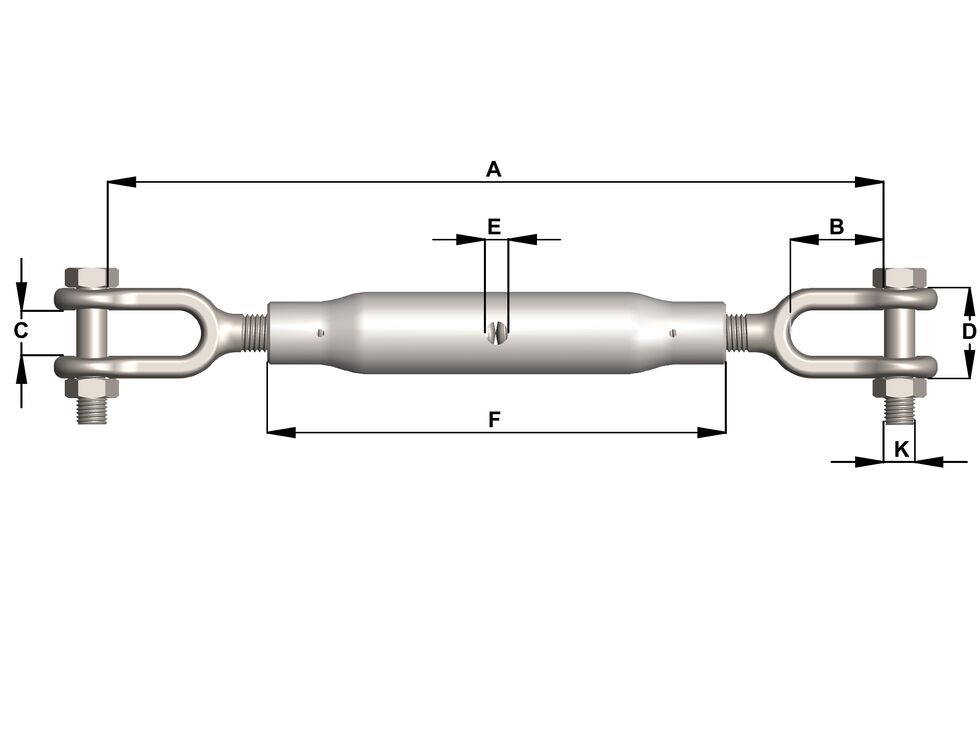 Rigging Screw Townley Clevis-Clevis Grade 3 | Certex Australia